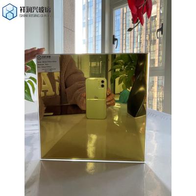 China Glass Mirror Pieces Silver Mirror Double Coated Glass Colored Clear Aluminum Mirror Custom for sale