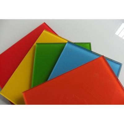 China GB15763.2-2005 Standard 4mm 5mm Dazzle Color Dichroic Glass for Building Windows for sale