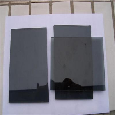 China Building Art Customized White Dichroic Glass Tempered Gradient Laminated Coating Glass for sale