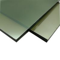 China Flat Polished Edge Work 5mm Grey Glass for Buildings Decoration in Solid Color for sale