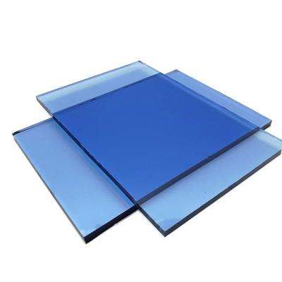 China 3mm-12mm Tinted Float Glass with Optional Green Blue Grey Bronze Colors and Flat Shape for sale