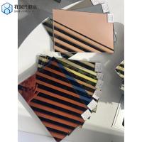 China Commercial Clear Glass Mirror with Round Edges and Flat Polished Finish for sale