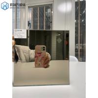 China Commercial Clear Glass Mirror with Round Edges and Flat Polished Finish for sale