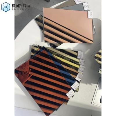 China Tempered Glass Silver Mirror 1.8mm 2.7mm 3mm 4mm 5mm 6mm Colored Clear Aluminum Mirror for sale