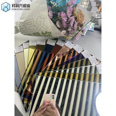 China 1830*2440/2140*3300/2440*3660 Clear and Colorful Aluminum Mirror for Modern Buildings for sale