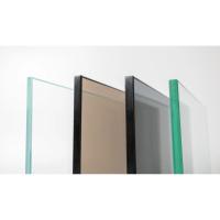 China Dark Bronze Clear Tinted Colored Reflective Glass for Furniture Building Customization for sale