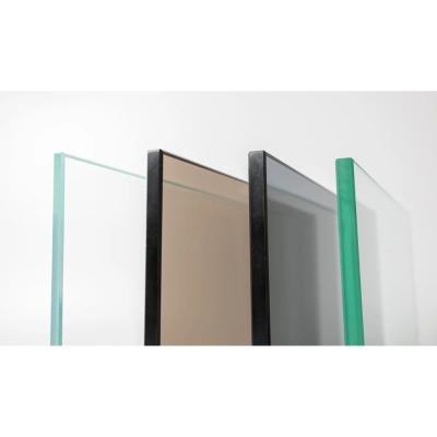 China Dark Bronze Clear Tinted Colored Reflective Glass for Furniture Building Customization for sale