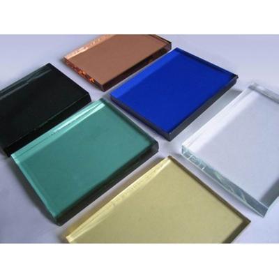 China 4mm 5mm 6mm 8mm Tinted Bronze Blue Smoke Tempered Building Glass with Solid Structure for sale