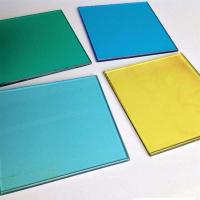 China Tempered Building Glass 8mm Grey Dark Blue Tinted Float Glass from Maika International for sale