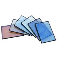 China Tempered Glass Building Facade Tinted Decoration Insulated Glass in Patterned Glass for sale