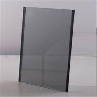 China Customized Request Tempered Smoke Grey Light Gray Tinted Float Glass for Building for sale