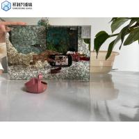 China Silver Finish Retro Modern Custom Beveled Antique Mirror Tiles for Classical Wall Art for sale