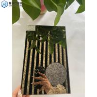 China Vintage Royal Laminated Antique Mirror Glass Tiles for Modern Home Decor Wall Beveled for sale