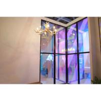 China Customized Request Good Pink Clear Tinted Colored Reflective Glass for Architecture for sale