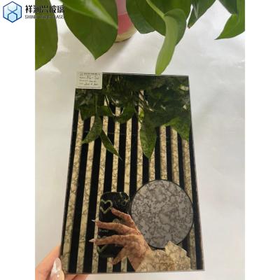China Decorative Antique Mirror Glass Tiles 1830*2440/2140*3300/2440*3660 Finish Silver for sale