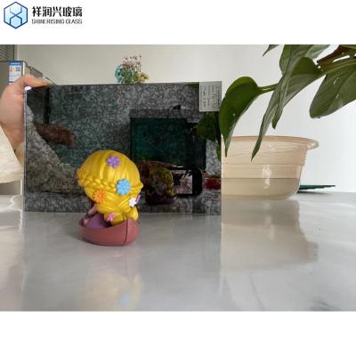 China Outdoor 4mm-6mm Frosted Bathroom Antique Large Mirror Decorative Glass with 5 After-sales for sale