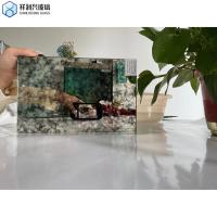 China Modern Golden Bronze Antique Mirror for Interior Decoration Flat Polished Edge Work for sale