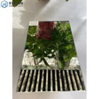 China Single Glass 5mm 6mm 8mm Thick Decorative Tinted Polished Beveled Edge Antique Mirror for sale