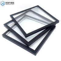 China Sound Proof Hollow Insulation Glass Units Warm Edge Spacer Tempered Blue for Building for sale
