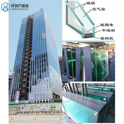 China Customization Qualified Tempered Double Insulated Glass Panels for Building Curtain Wall for sale