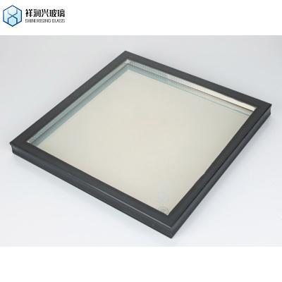 China Refrigerator 4 4 Tempered Vacuum Insulated Glass Panels with Flat Polished Edge Work for sale