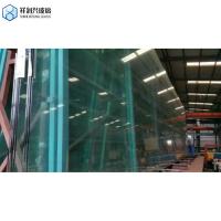 China Qingdao Building Glass Flat Tempered Double Glazing Glass Wall for Greenhouse Panels for sale
