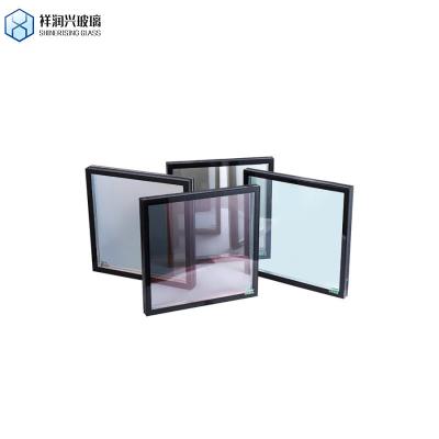 China Qingdao Double Glazing Low E Coating Argon Gas Insulating Safety Glass for Building Curtain Wall for sale