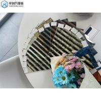 China Colored Antique Mirror Glass Flat Polished Edge Work 1830*2440/2140*3300/2440*3660 for sale