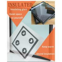 China Outdoors Flat Vacuum Lowe Double Pane Insulated Glass Panel for Custom Size Windows for sale