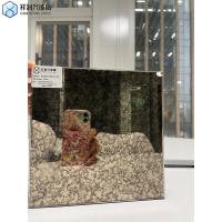 China Antique Luxury Colorful Mirror Glass Rectangle 1830*2440/2140*3300 for sale