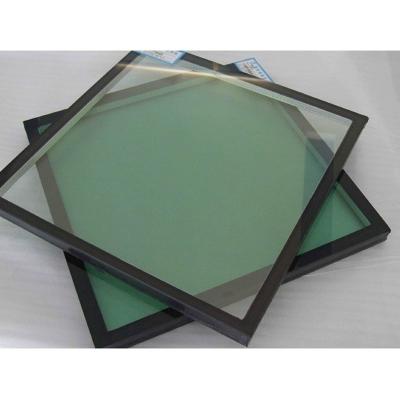 China Commercial Building Partition Door Tempered Low-E Double Glazing Insulating Glass with Built in Blinds for sale