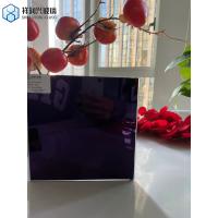 China Colored Decorative Mirror Glass Rectangle Reflective Black Float Glass for Tinted Glass for sale