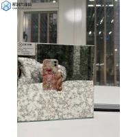 China Customized Colorful Decor Silver Finish Modern Backsplashes with Antique Mirror Glass for sale