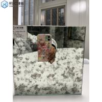 China Customized Colorful Decor Silver Finish Modern Backsplashes with Antique Mirror Glass for sale