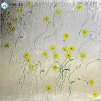 China Clear Patterned Glass Shower Fluted Ribbed Clear Texture Decorative Glass 5mm for sale