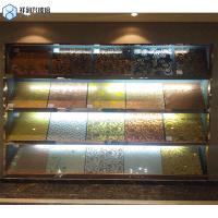 China Solid Structure Clear Figured Stained Glass Sheet for Partition 3mm 4mm 5mm Thickness for sale
