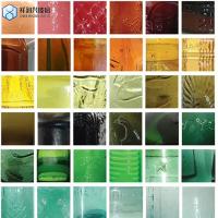 China 3-4mm Design Temperable Titanium Ice Flower Acid Etched Glass Standard GB15763.2-2005 for sale