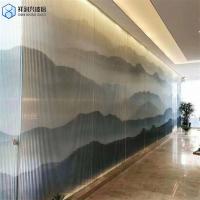 China Architecture Flat Tempered City Star Stained Glass for Decorative Painting and Mosaic for sale