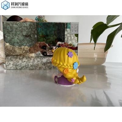 China Antique Mirror Glass Sheets Tiles for Customized Modern Home Wall Decoration Cladding for sale