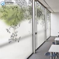 China Toughened Texture Figure Glass for Customizable Clear Artistic Window and Door Design for sale