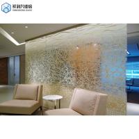 China Toughened Texture Figure Glass for Customizable Clear Artistic Window and Door Design for sale