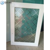 China 3mm-19mm Thickness Flat Tempered Glass Ice Flower Pattern Door for Building Decoration for sale