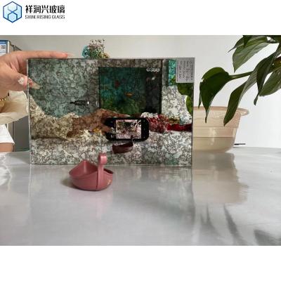 China Manufacture Antique Silver Mirror Bathroom Decorative Mirror Glass Customized Request for sale