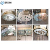 China 3mm-19mm Thickness of Curve Tempered Glass for Window Deep Acid Etched Glass Patterns for sale