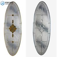 China 3mm-19mm Thickness of Curve Tempered Glass for Window Deep Acid Etched Glass Patterns for sale