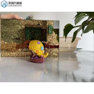 China Directly Supplies Modern Antique Mirror Glass Wall Decor Sheet with ISO Certificate for sale