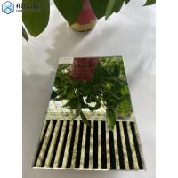 China 3mm-8mm Popular Antique Mirror Tiles for Interior Decorative in Laminated Technique for sale