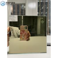 China Rectangle Frameless Wall Mirror in Purple Pink Bronze Gold Color Ideal for Home Decor for sale