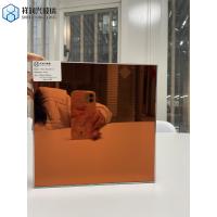 China Bronze Mirror Color Mirror Float Glass Tinted Mirror Rectangle Layers 3mm 4mm 5mm 6mm for sale