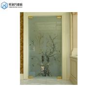 China GB15763.2-2005 Standard Crystal Glass Brick with Beautiful Design and Thickness Demand for sale